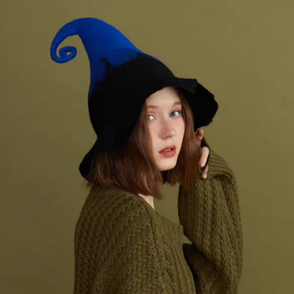 blue and black dwarf elf hat – remulia