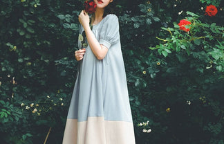 sky blue princess retro dress – remulia