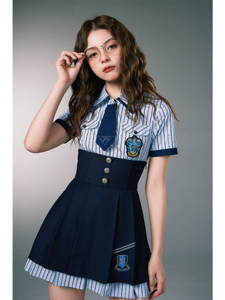 wizard school high waist skirt and striped dress – remulia
